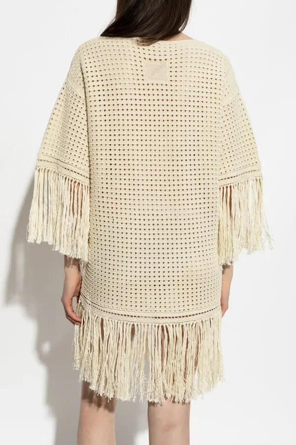 Zimmermann Crochet Fringe Top