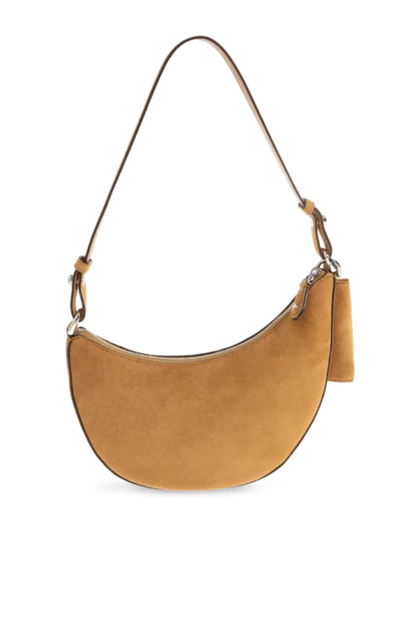 Kate Spade New York Duo Suede Shoulder Bag - Beige