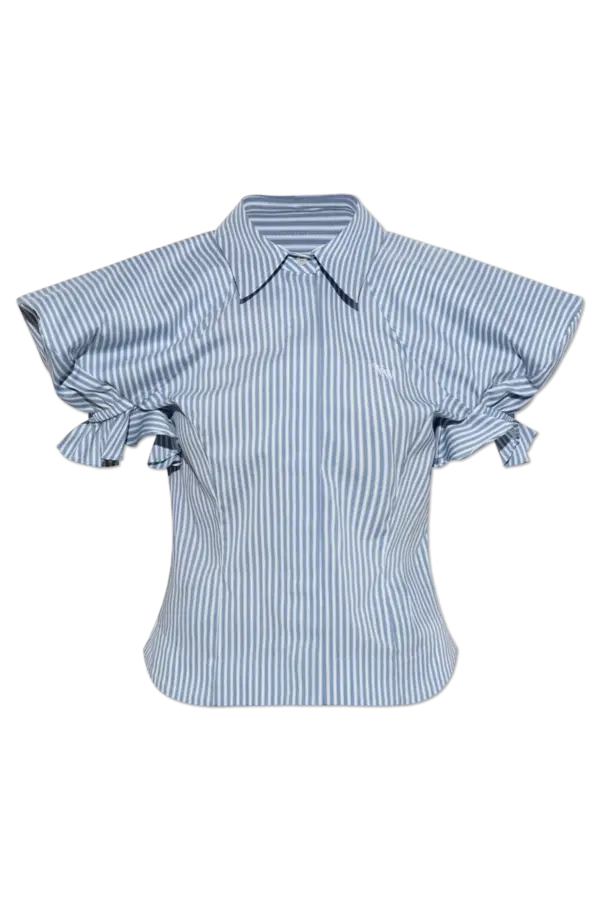 VIVIENNE WESTWOOD Gexy" Striped Shirt With Puffed Sleeves