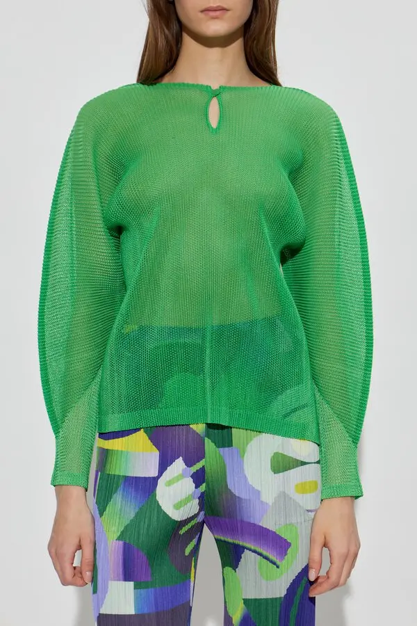 Issey Miyake Pleated Top