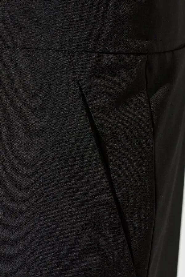 Fear Of God Wool Wide-leg Trousers - Black