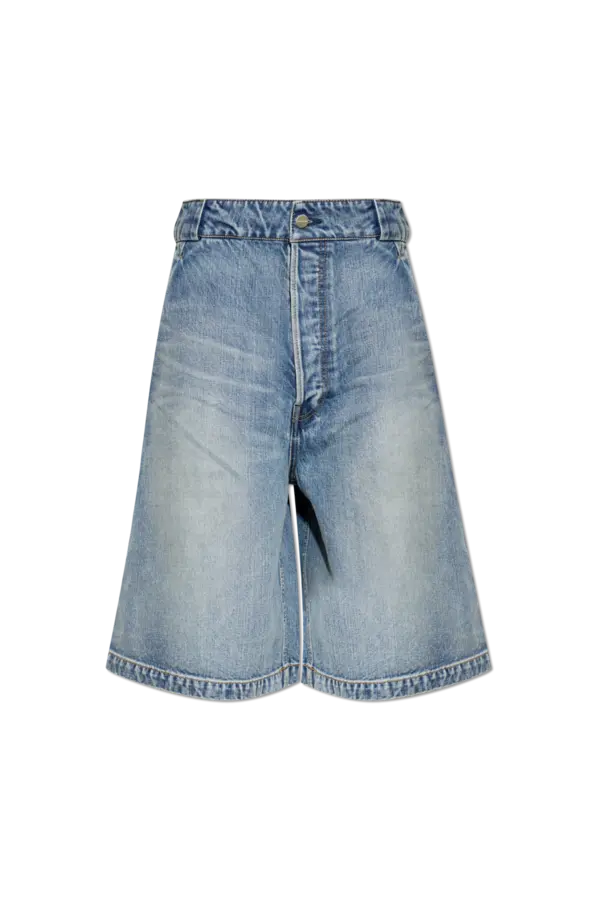 Fear Of God Relaxed Fit Bermuda Denim Shorts - Blue