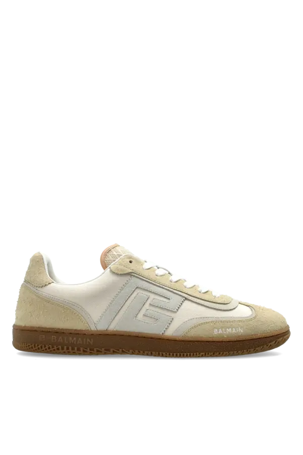 Balmain Swan Low-top Sneakers - Beige