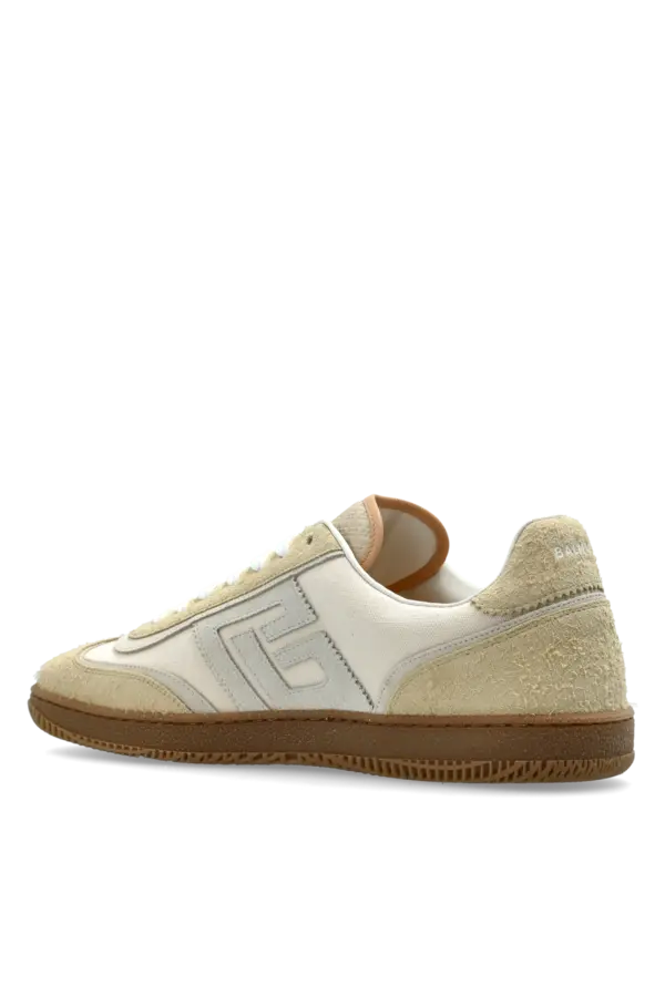 Balmain Swan Low-top Sneakers - Beige