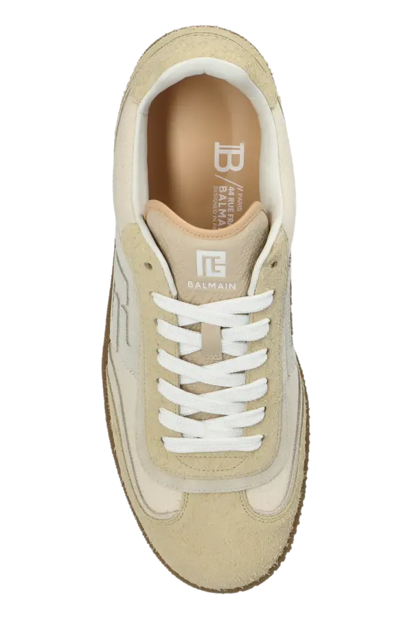 Balmain Swan Low-top Sneakers - Beige