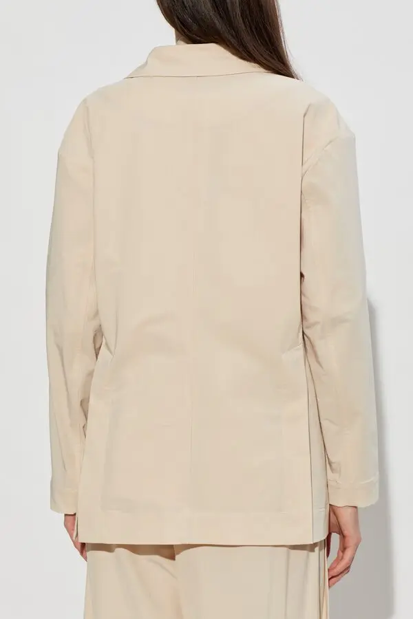 Issey Miyake Double-breasted Blazer With Wide Lapels