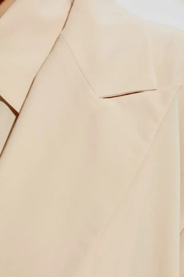 Issey Miyake Double-breasted Blazer With Wide Lapels