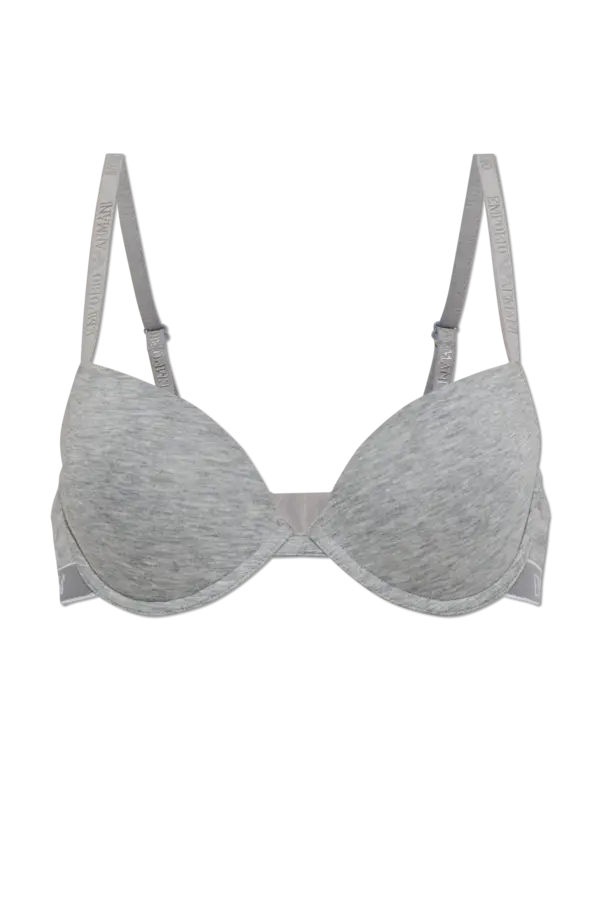 Emporio Armani Cotton Bra - Grey