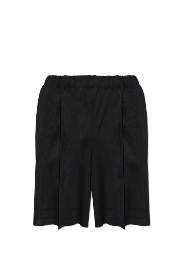 Issey Miyake Pleated Shorts - Black