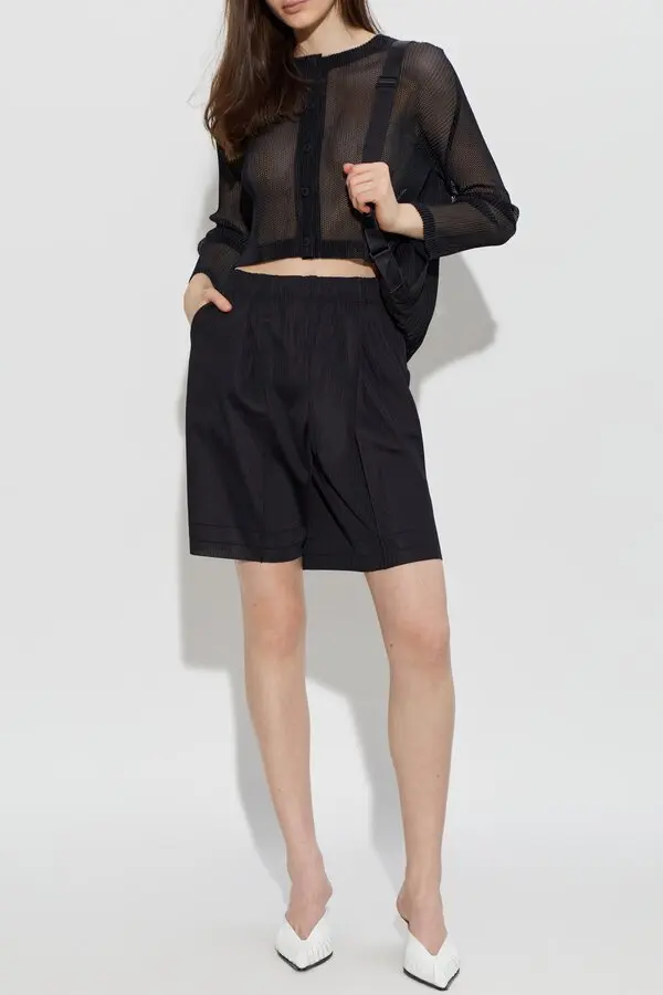 Issey Miyake Pleated Shorts - Black