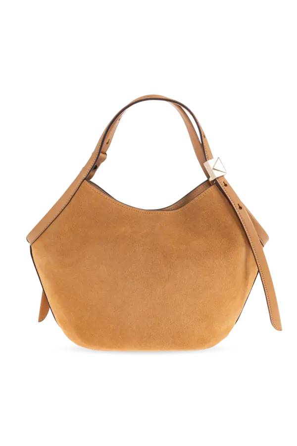 Kate Spade New York Deco" Suede And Leather Shoulder Bag