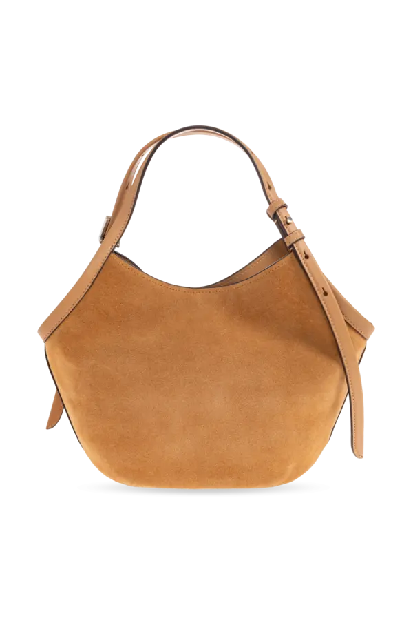 Kate Spade New York Deco" Suede And Leather Shoulder Bag