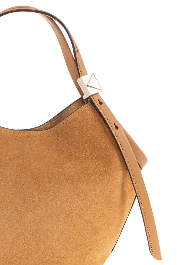 Kate Spade New York Deco" Suede And Leather Shoulder Bag