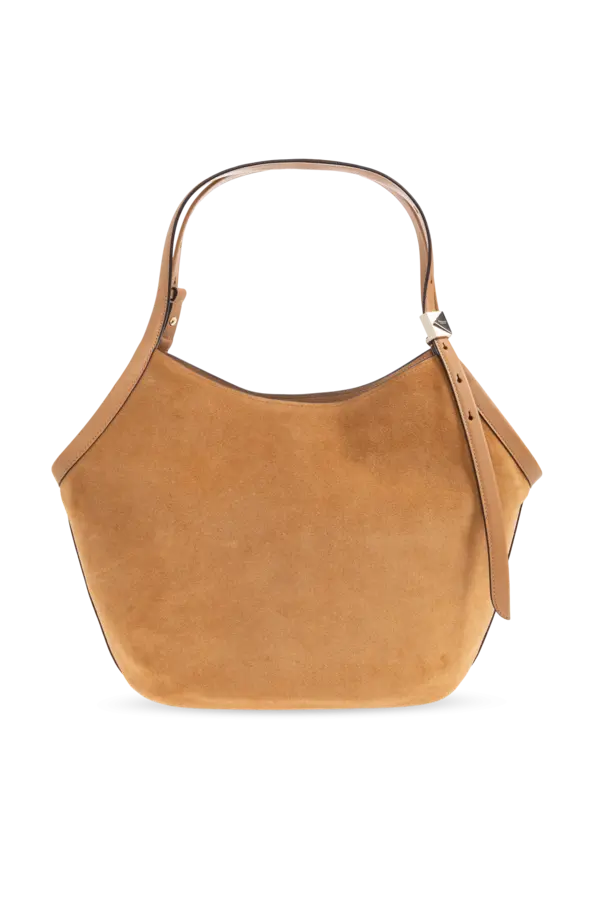Kate Spade New York Deco Tulip" Suede Shoulder Bag - Beige