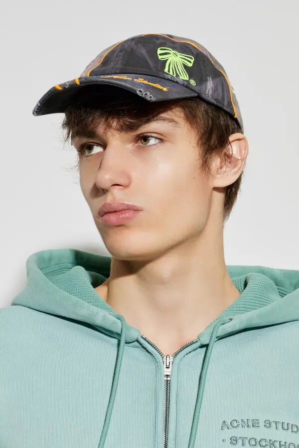 Acne Studios Baseball Cap With Embroidered Details