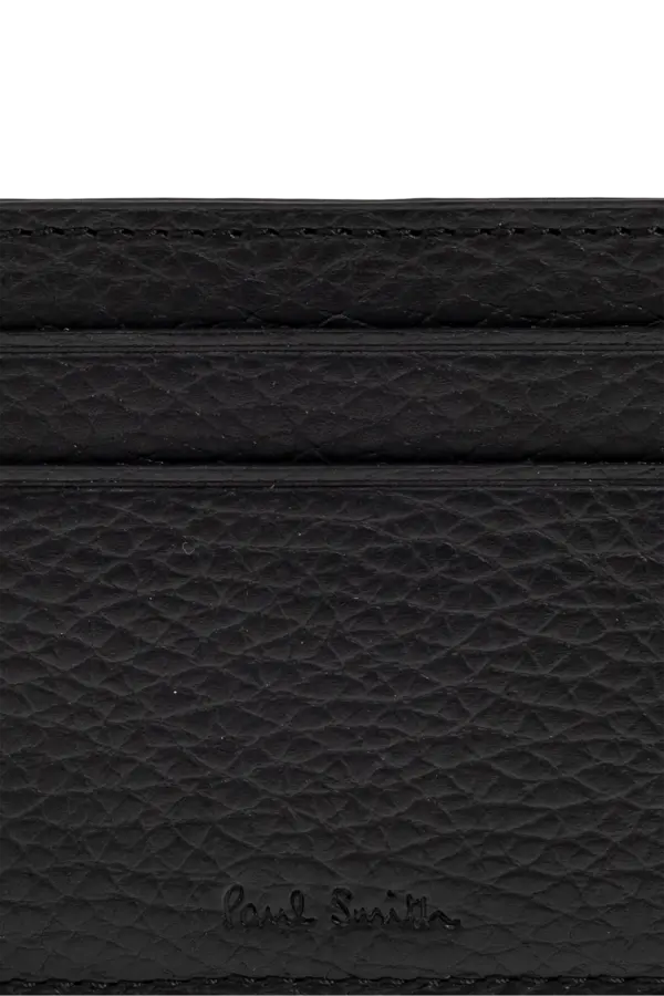 Paul Smith Leather Card Holder - Black
