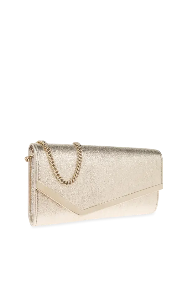 JIMMY CHOO Emmie Clutch Bag - Gold