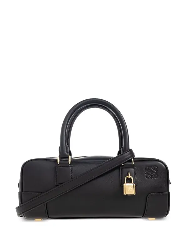 Loewe Amazona 23 Leather Handbag - Black
