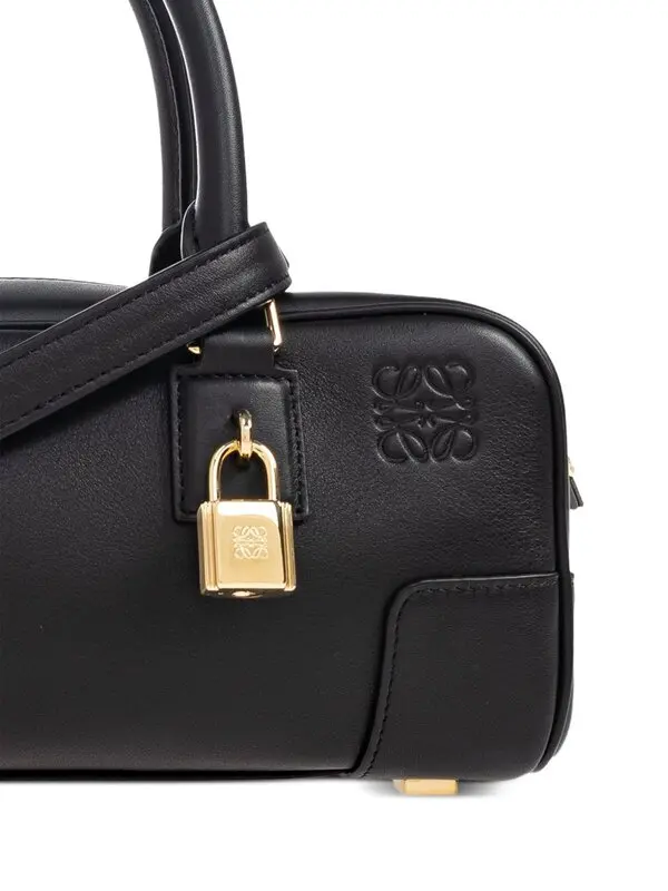 Loewe Amazona 23 Leather Handbag - Black