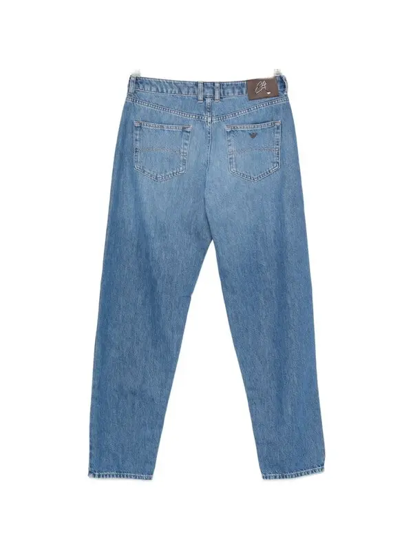 Emporio Armani Cotton Denim Jeans - Blue