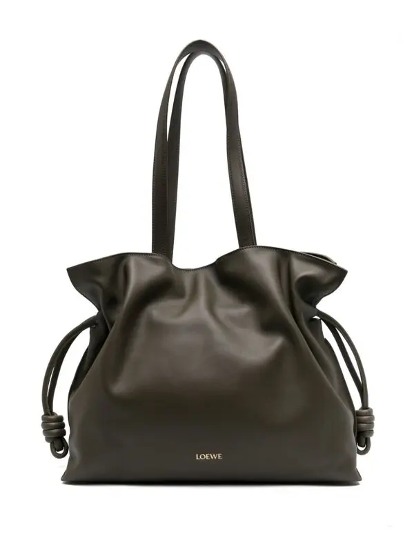 Loewe Flamenco Large Shoulder Bag - Green