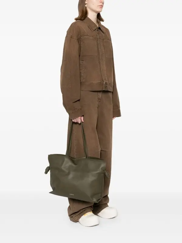 Loewe Flamenco Large Shoulder Bag - Green