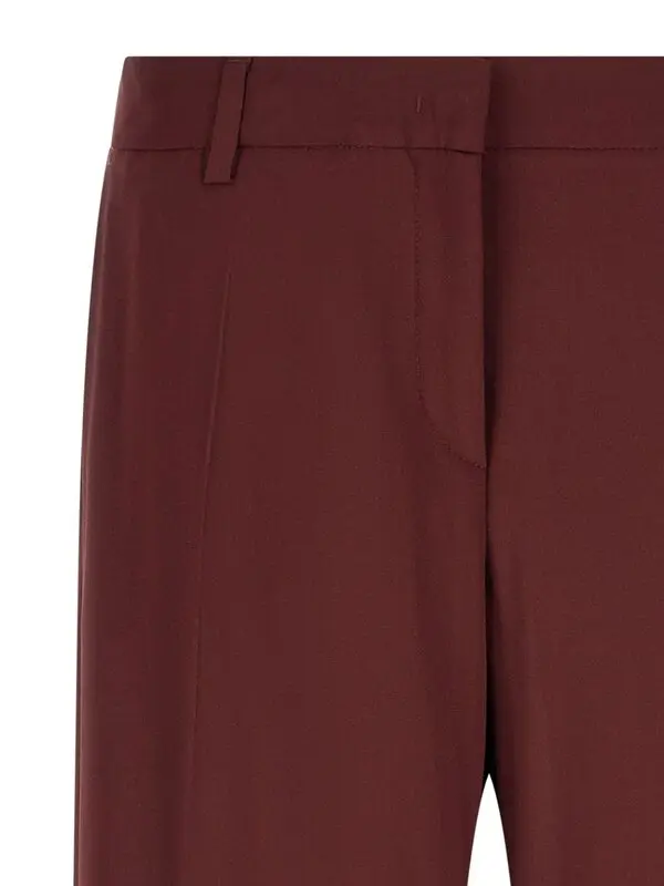Alberto Biani Wide-leg Trousers - Red