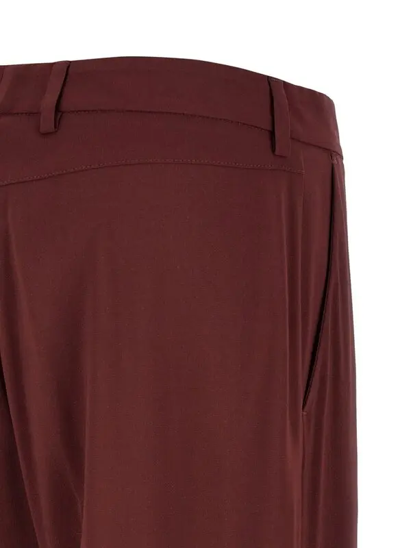 Alberto Biani Wide-leg Trousers - Red