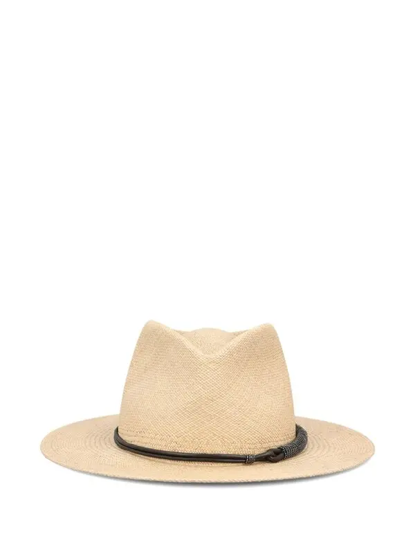 Brunello Cucinelli Fedora Hat - Beige