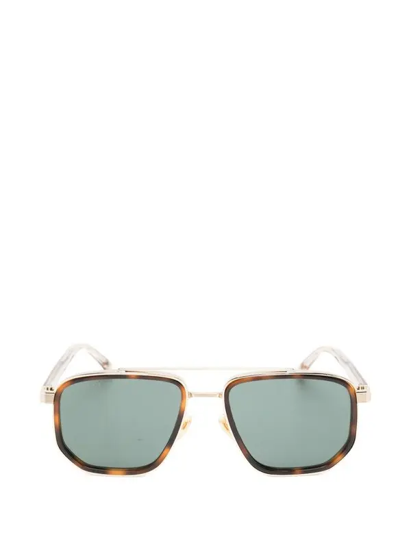 Gucci Square Frame Sunglasses - Gold