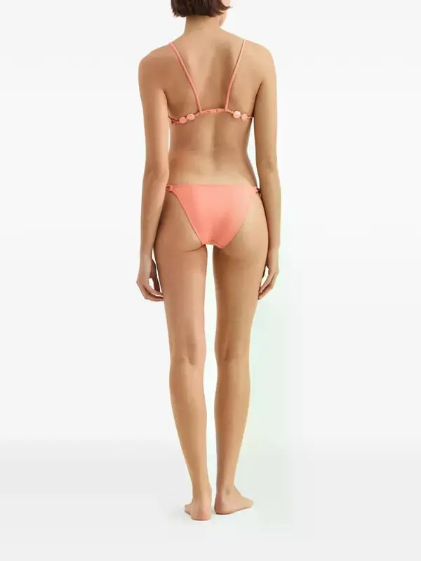 ERES Alva Beaded-strap Triangle Bikini Top - Orange