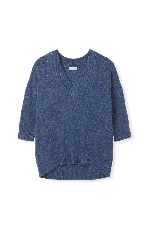 CELTIC & CO. Flecked V-neck Sweater