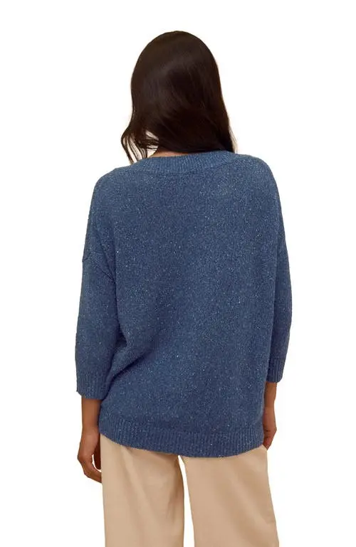 CELTIC & CO. Flecked V-neck Sweater