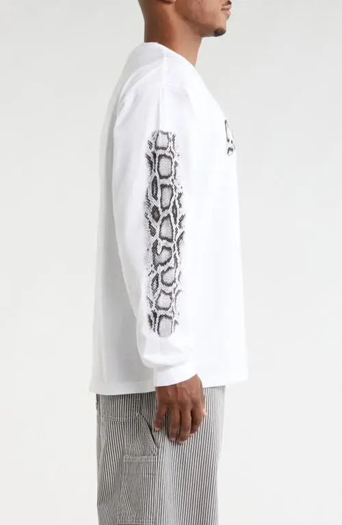 Carhartt Work In Progress Camo Logo Long Sleeve Organic Cotton T-shirt
