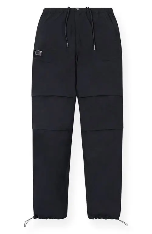 PAPER PLANES Cotton Blend Utility Pants - Black