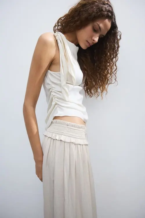H&m Tasseled Maxi Skirt