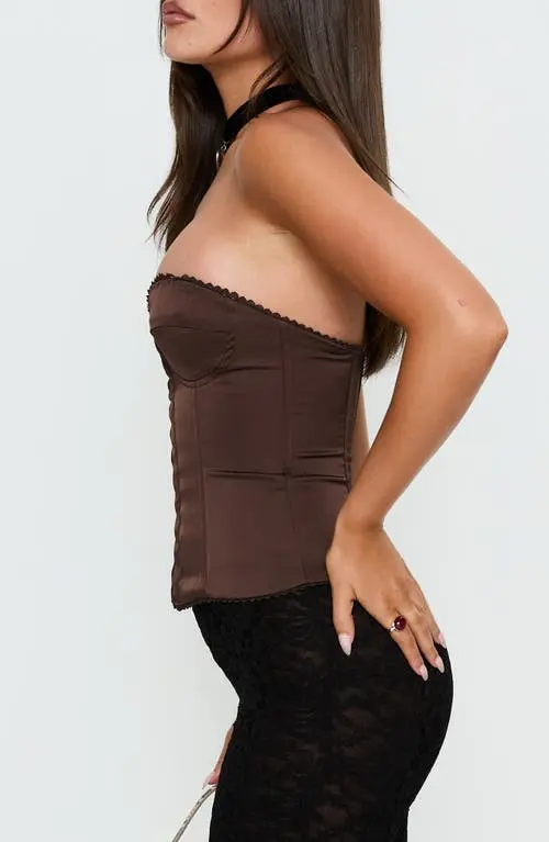 Princess Polly Jazzy Bustier Strapless Corset Top