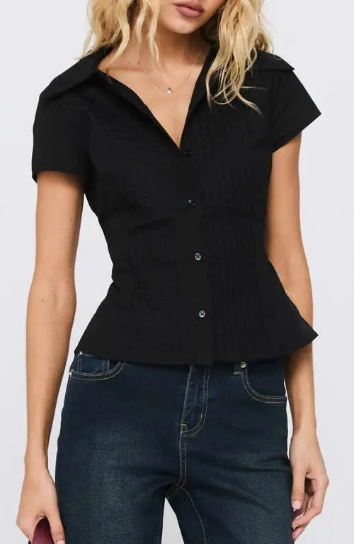 Princess Polly Akiyo Front Button Top