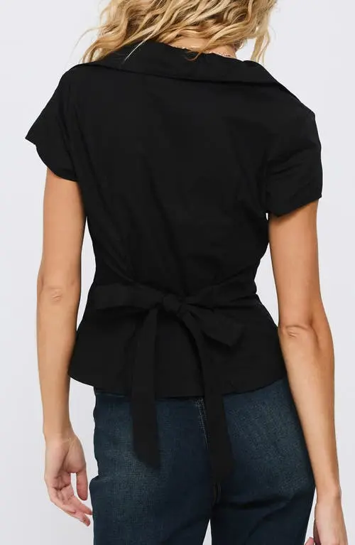 Princess Polly Akiyo Front Button Top