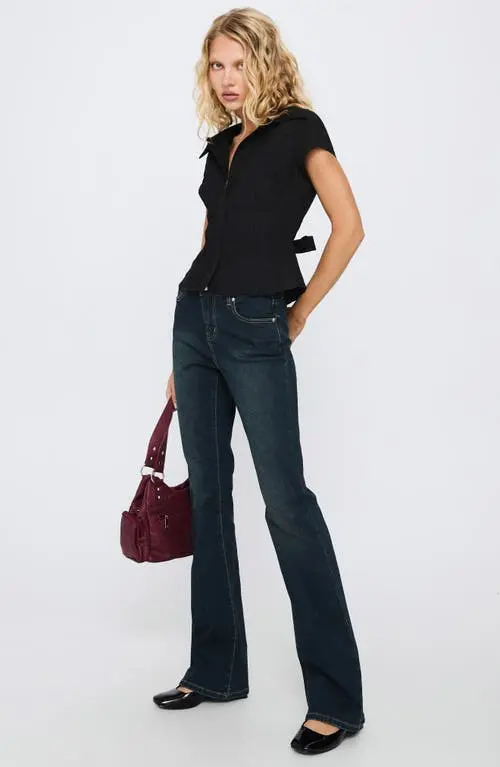 Princess Polly Akiyo Front Button Top