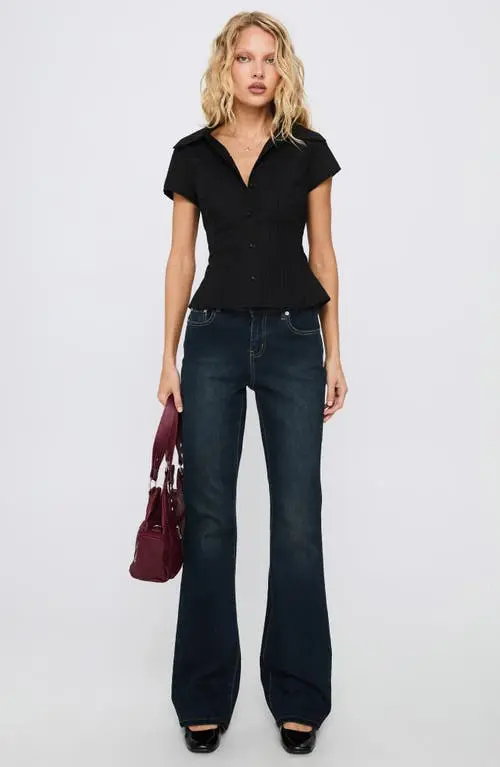 Princess Polly Akiyo Front Button Top