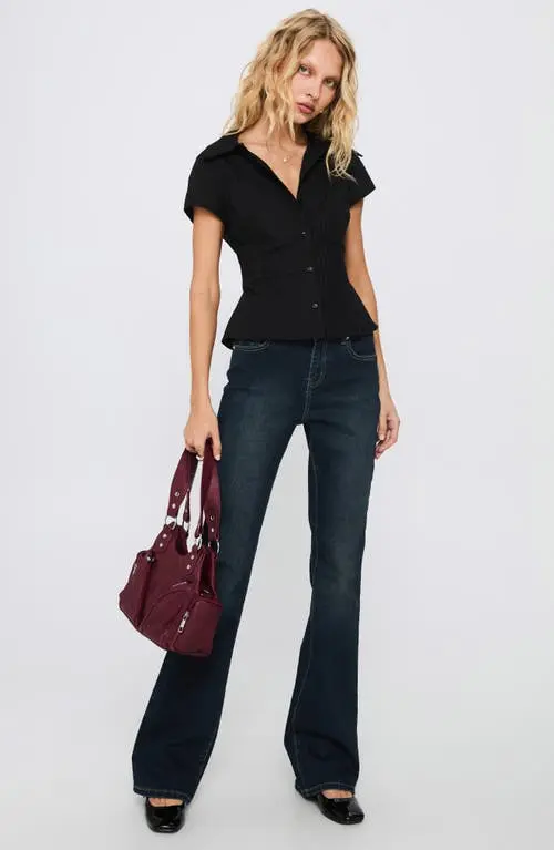 Princess Polly Akiyo Front Button Top