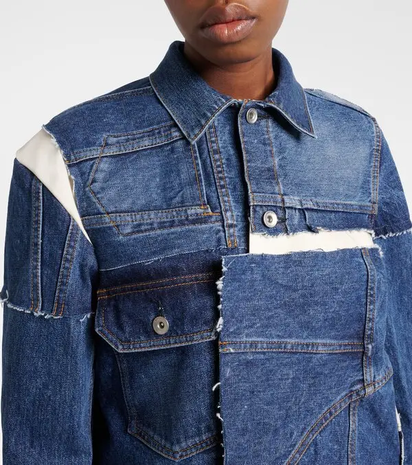 Sacai Patchwork Denim Jacket