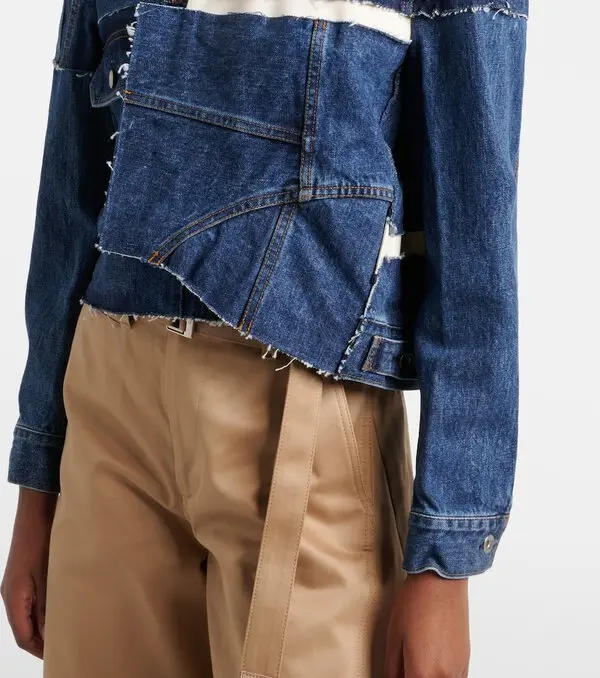 Sacai Patchwork Denim Jacket