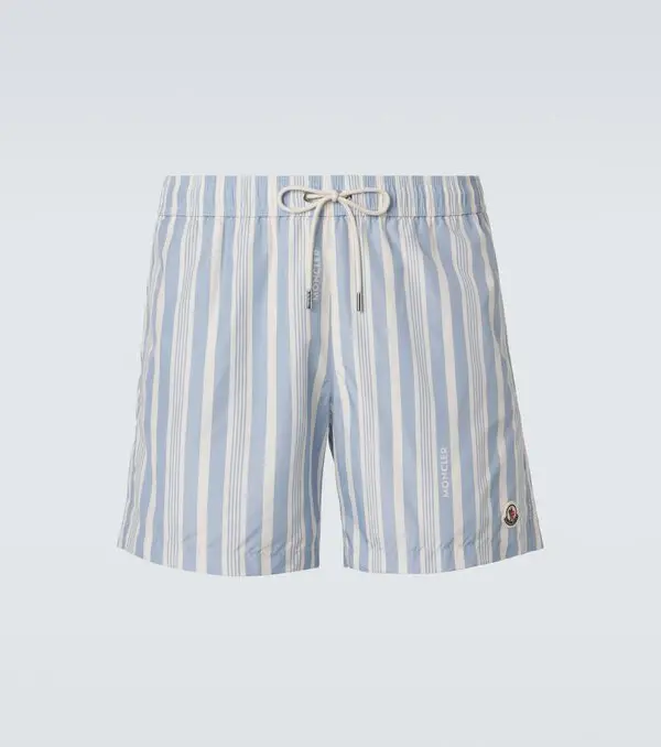 Moncler Archivio Striped Swim Trunks