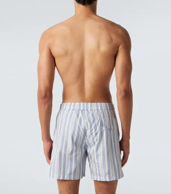 Moncler Archivio Striped Swim Trunks