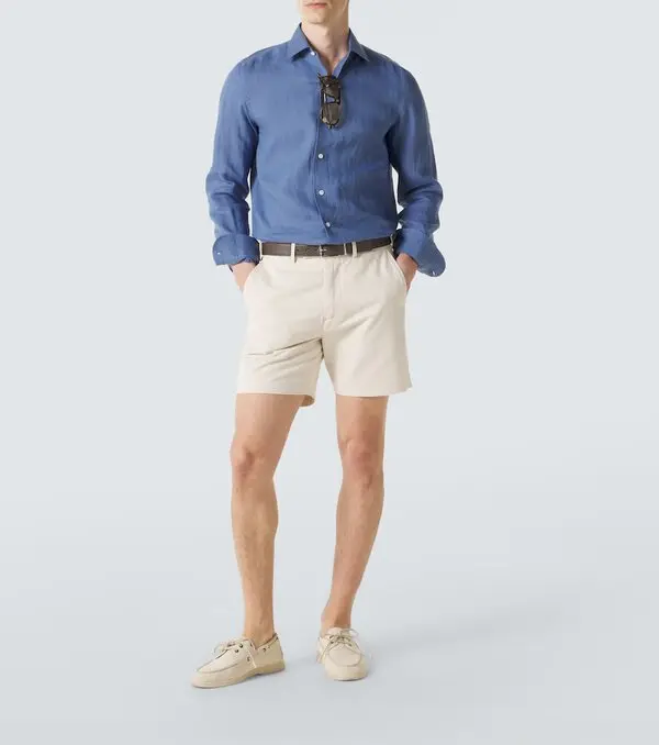 Thom Sweeney Linen Shirt - Blue