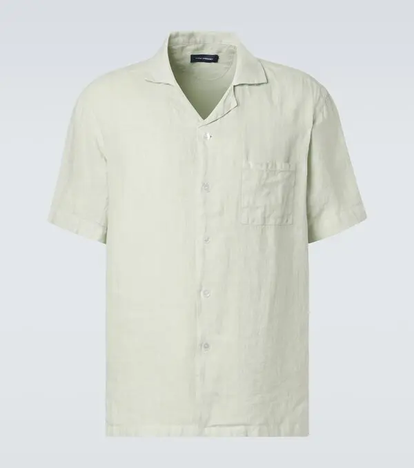 Thom Sweeney Linen Shirt - Green