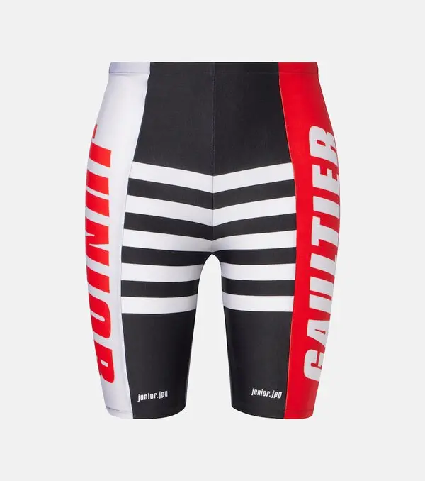 JEAN PAUL GAULTIER Logo Biker Shorts