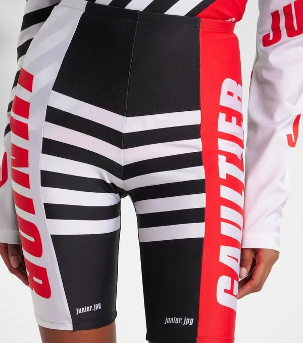 JEAN PAUL GAULTIER Logo Biker Shorts